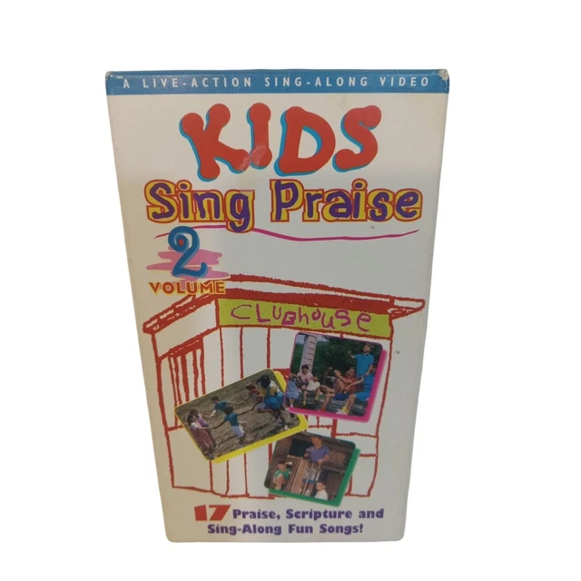 VHS TAPE SING Along Video Kids Sing Praise 17 Scripture Fun Songs ...