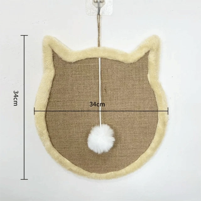 WALL-MOUNTED CAT SCRATCHING Ball Portable Interactive Toys Furniture ...