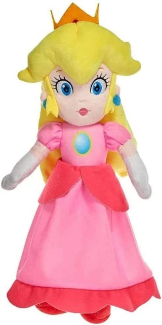 OFFICIAL NINTENDO SUPER MARIO LARGE 26cm PRINCESS PEACH PLUSH SOFT TOY ...