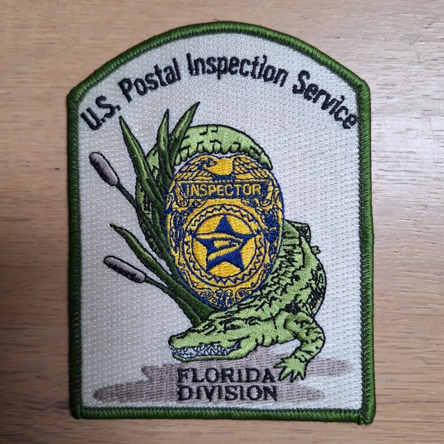 US POSTAL INSPECTION Service Uniform Patch Obsolete Florida Division ...
