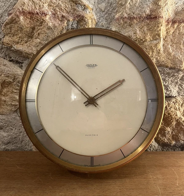 ANCIENNE HORLOGE MURALE Jaeger Electric Vintage EUR 10,00 - PicClick FR