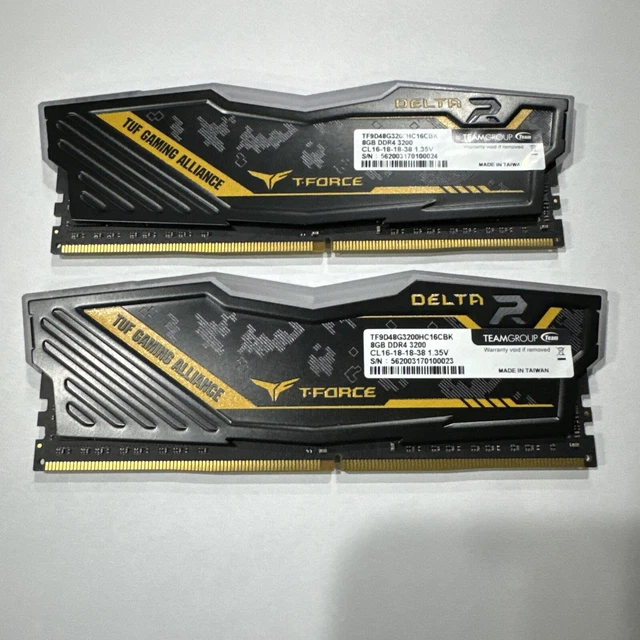 TEAMGROUP T-FORCE DELTA RGB Tuff Gaming Edition Ram 3200MHZ 16GB - *2x8 ...