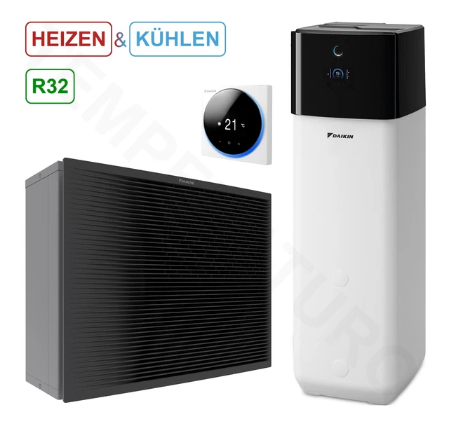 WÄRMEPUMPE 18 KW Daikin Altherma 3 H HT ECH2O Komplettsystem +300L Speicher A+++ EUR 15.379,00 ...