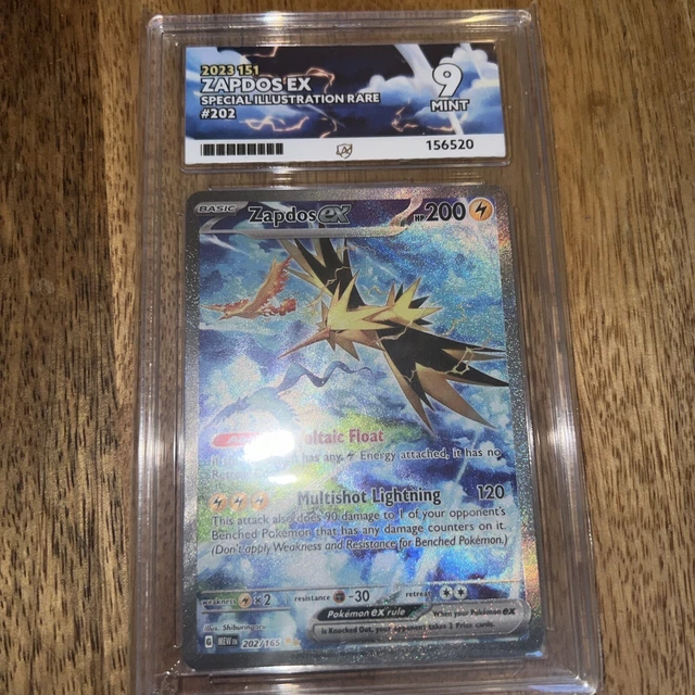 POKÉMON TCG ZAPDOS ex Scarlet & Violet - 151 202/165 Special ...