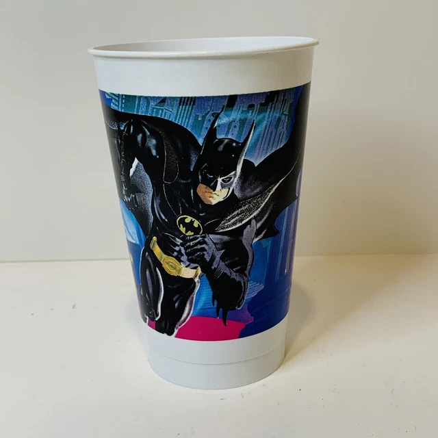 VINTAGE 1992 BATMAN Returns McDonald's Plastic Cup Coca Cola Coke DC ...
