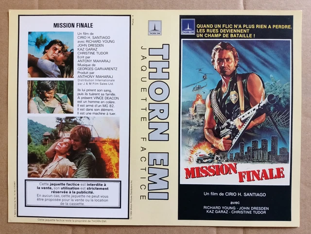 JAQUETTE VHS - Mission Finale - Vhs Sleeve - Cirio H. Santiago EUR 7,00 - PicClick FR