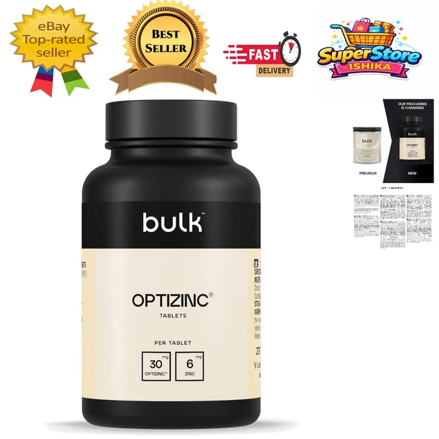 PURE OPTIZINC, 30 mg Tablets - Energy & Immune System Support | 90 ...