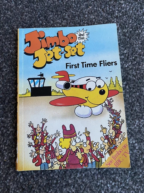 JIMBO AND THE Jet-Set ‘First Time Fliers’ Book £1.00 - PicClick UK