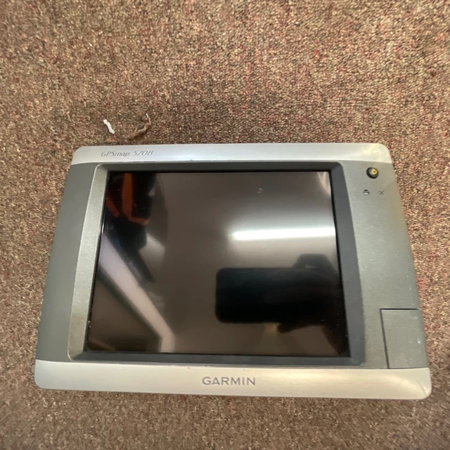 GARMIN GPSMAP 5208 GPS CHART PLOTTER RADAR FISHFINDER MFD w/ POWER C ...