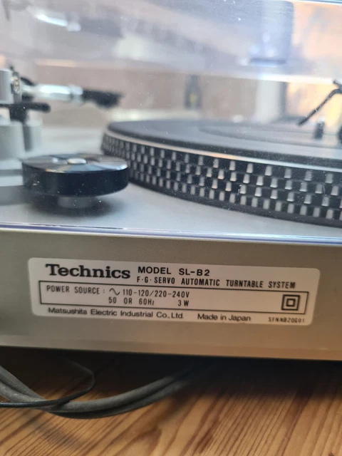 TECHNICS SILVER SL-B2 Turntable Made In Japan Vintage . PLEASE READ ...