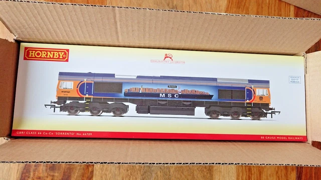 HORNBY R30022 GBRF Class 66 Co-Co "SORRENTO" No.66709 DCC Ready NEW £82 ...
