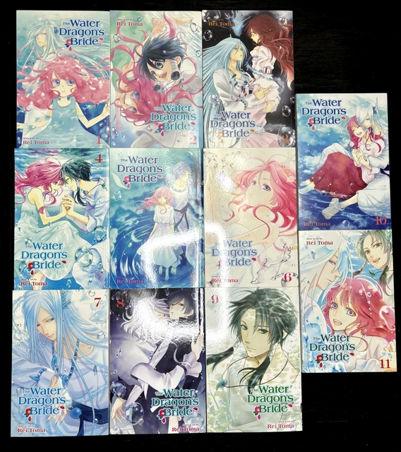 THE WATER DRAGON'S Bride Rei Toma Manga Paperback Volumes 1-11 Complete ...