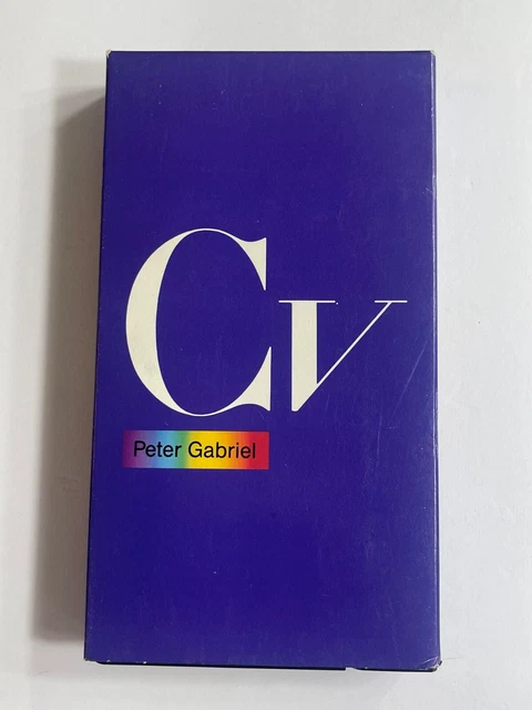 PETER GABRIEL "CV" - VHS Tape - (1987) **Rare Music Video VHS** £9.29 ...