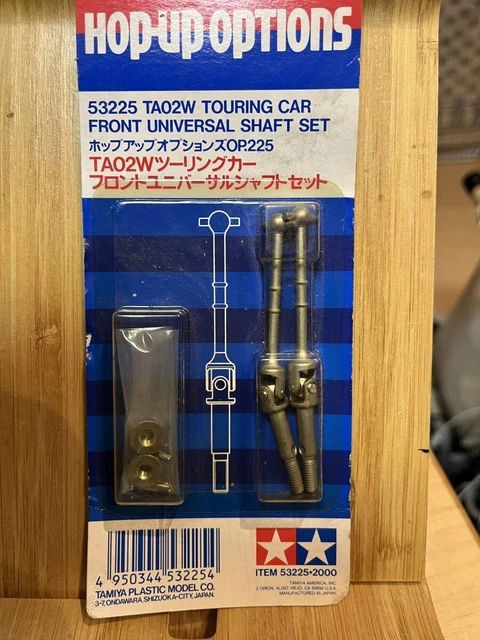 TAMIYA HOP-UP OPTIONS OP.225 TA02W Touring Car Front Universal Shaft ...