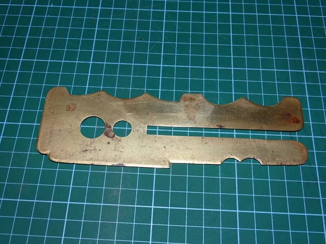 WW1 BRITISH ARMY Soldiers Button Cleaning Stick, dated 1917 £9.99 ...