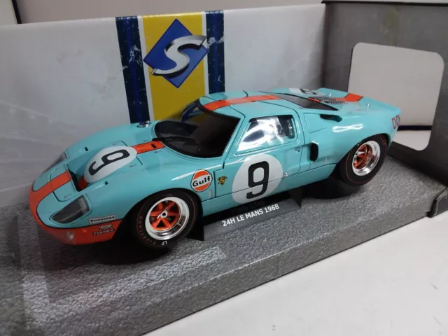 Solido 1 18 Ford Gt 40 Mki Gulf Winner Le Mans 1968 9 En Boite Mt Eur