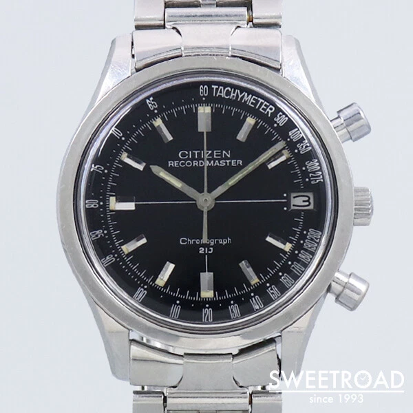 CITIZEN RECORD MASTER Ref.52802-Y Vintage Chronograph Manual Winding ...
