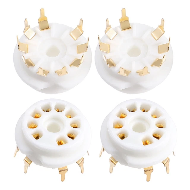 4 PCS NINE-PIN Tube Holder Vacuum Valve Base 9- Mount Socket PCB $23.09 ...