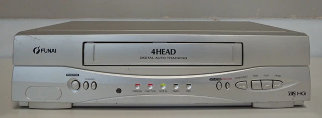 FUNAI VIDEOREGISTRATORE Vhs 4 Testine Con Telecomando EUR 69,00 ...