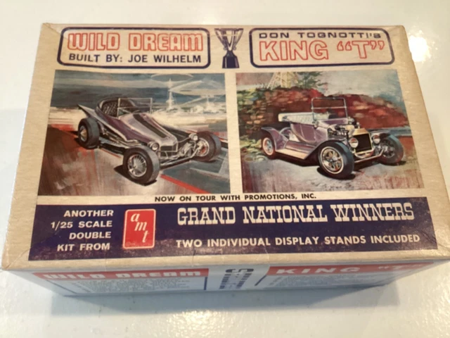 VINTAGE RARE AMT ‘ WILD DREAM ‘ & ‘ KING T Hot Rods #2164-200 1/25 $1 ...