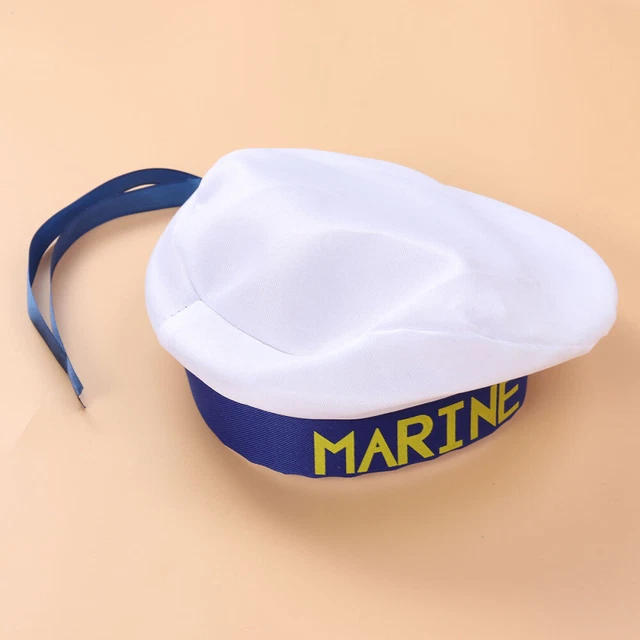 NAVY CAP SAILOR Hats Marine Caps Sea Captain Kids Play Child £7.38 ...