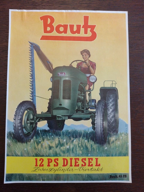 ORIGINAL BAUTZ AS 120 Verkaufsprospekt / Prospekt EUR 39,99 - PicClick DE