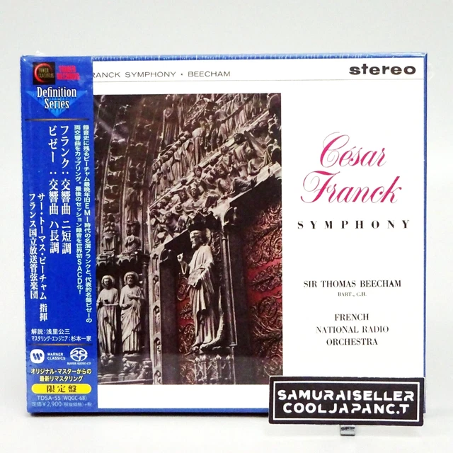 SIR THOMAS BEECHAM Franck & Bizet Symphonies SACD Hybrid TOWER RECORDS ...