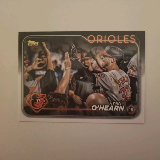 VARIATION D'IMAGE MIROIR doré Ryan O'Hearn 2024 Topps Series 1 #335 SSP ...