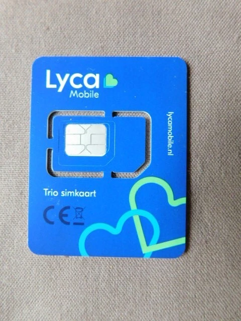 MINI CHIP GSM Card MINT Nederland - Lyca Mobile EUR 1,00 - PicClick IT