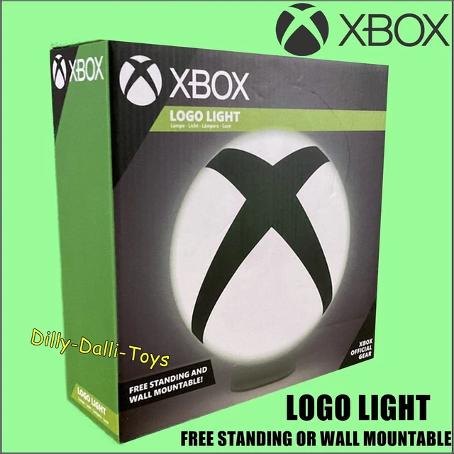 XBOX X-BOX LOGO Icon Light Up Gamer Gaming Room Bedroom Wall Mountable ...