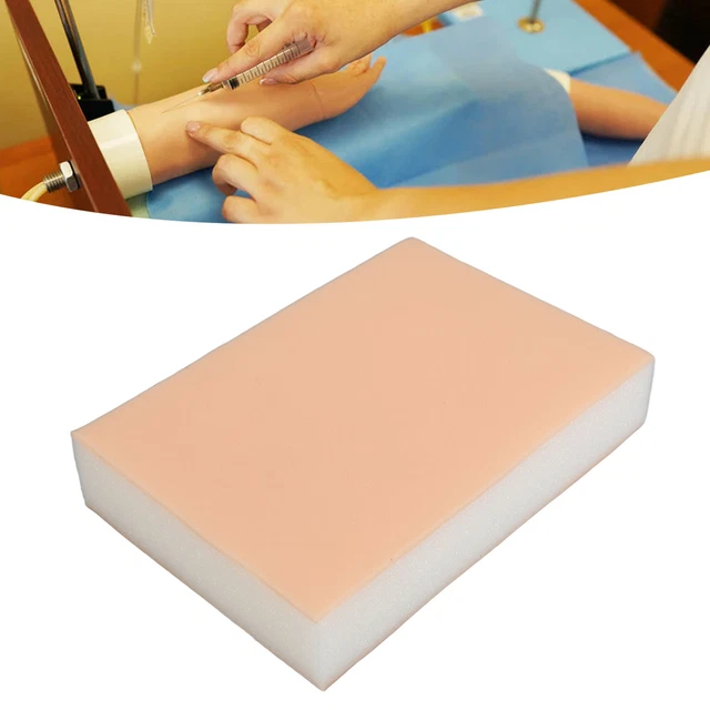 SILICONE SPONGE HUMAN Skin Injection Pad Training Model Injection ...