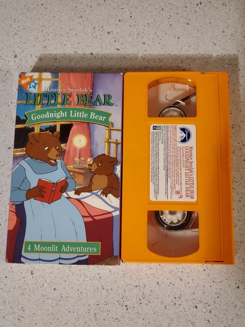 NICK JR MAURICE Sendak’s Little Bear Goodnight Little Bear Vintage VHS ...
