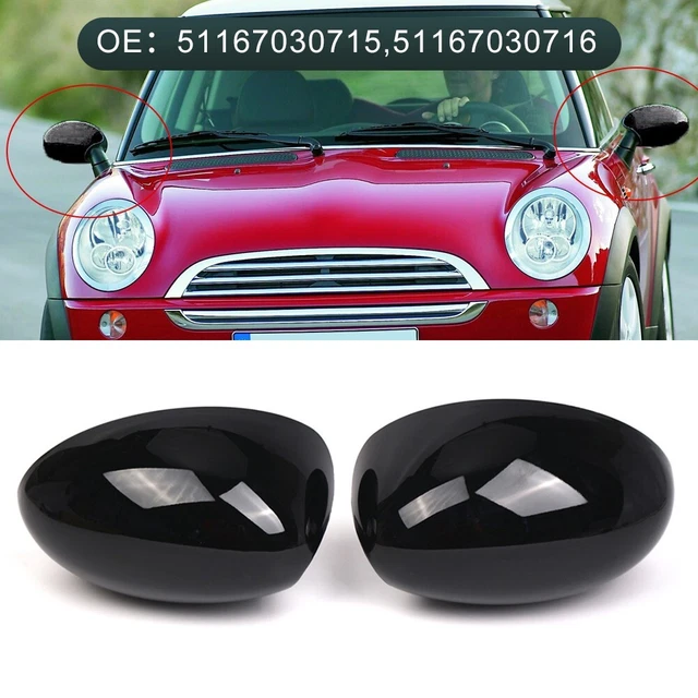 CUSTOM FIT SIDE Wing Mirror Cap for Mini For Cooper R Series R50 R53 ...