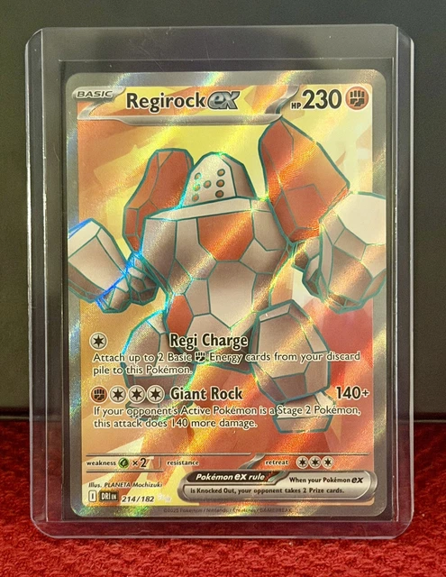 POKÉMON TCG REGIROCK EX 214/182 Destined Rivals Ultra Rare NM Card £2. ...