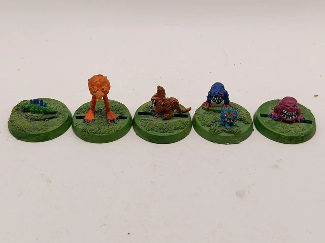 WARHAMMER 40K TYRANIDS SQUIGS (6) Metal Painted Rogue Trader Orks Squig ...