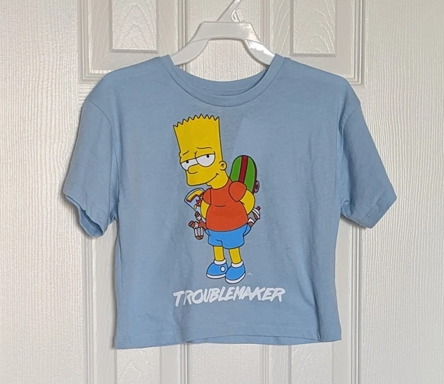 NWOT UNISEX KIDS (Size Small) Bart Simpson "Troublemaker" T-Shirt with ...