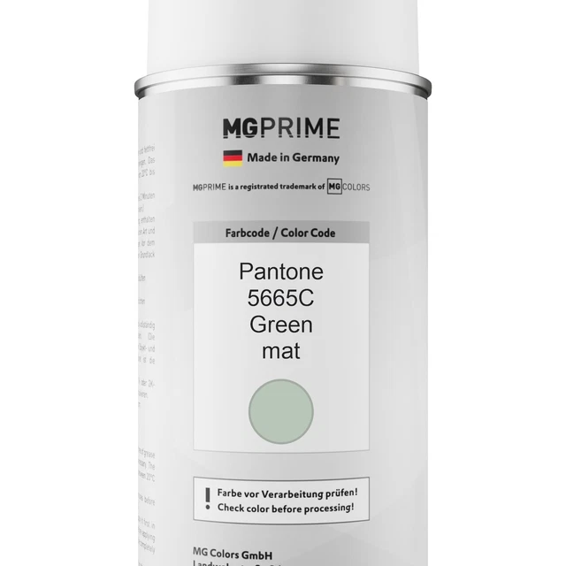 PANTONE 5665C GREEN Bombe aérosol 400 ml mat séchage rapide EUR 9,90 ...