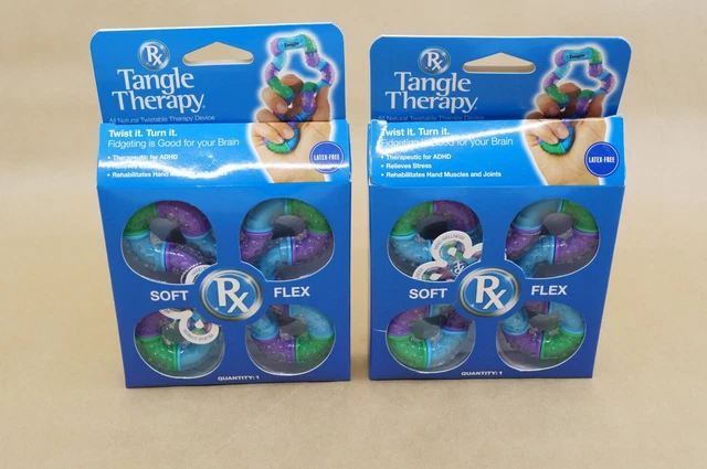 TANGLE THERAPY - Fidget Tangle to Reduce Anxiety Rubber Textured Fidget 2-Pack EUR 11,47 ...