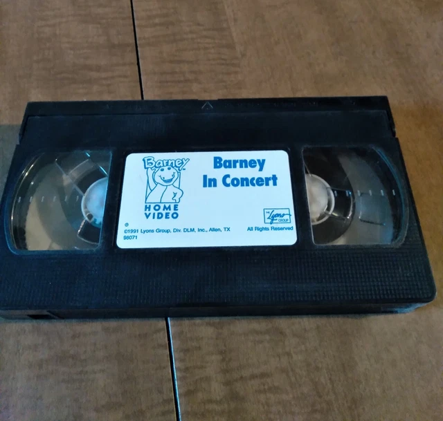 BARNEY - BARNEY in Concert (VHS, New Packaging) £9.68 - PicClick UK