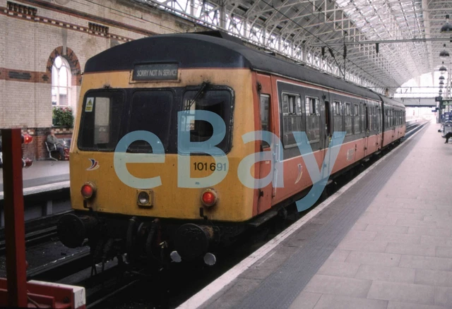 35MM RAILWAY SLIDE of Class 101 DMU 101691 @ Manchester P Copyright to ...