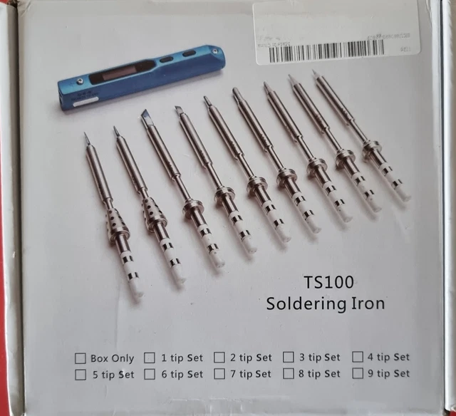TS100 65W SOLDERING Iron Kit Digital OLED Interface with XT60 connector ...
