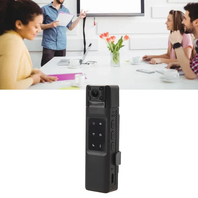 POCKET VIDEO RECORDER WiFi Hotspot Connection Mini Body Worn Camera ...