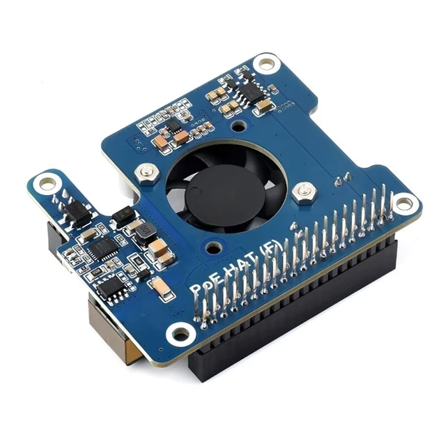FOR RPI5 SINGLE Board Computer PoE Expansion Module with Heatsink Fan ...
