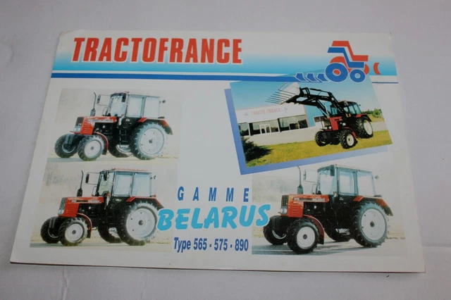 PROSPECTUS TRACTEUR BELARUS 565 Tractor Traktor Trattore Brochure Prospekt EUR 7,99 - PicClick DE