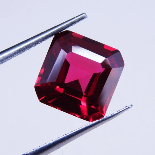 STUNNING 4.70 CTS Natural Mogok Red Ruby Octagon Cut Certified Loose ...