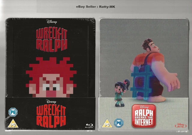 DISNEY'S WRECK-IT RALPH - Uk Exclusive Blu Ray Steelbook Collection ...