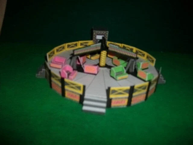 FUN FAIR CARD Model 00 Scale Twister Fairground Card Kit Model Railway ...