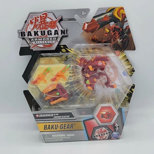 BAKUGAN ARMORED ALLIANCE Dragonoid Ultra Baku-Gear Battle Figure with ...