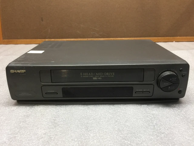 SHARP VC-A542U 4 Head VCR VHS Player Video Cassette Recorder , NO Remote , Works £28.22 ...
