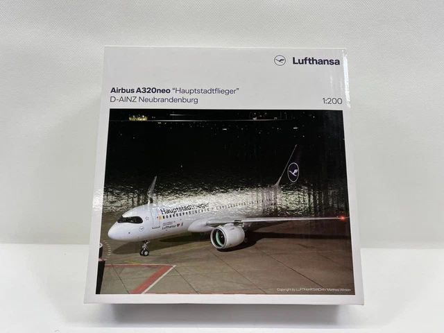 HERPA 571302 - Lufthansa Airbus A320neo " Hauptstadtflieger " – D-Ainz ...